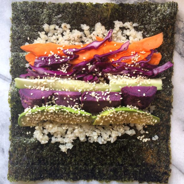 Purple Power Sushi Roll | Nourished Roots Nutrition